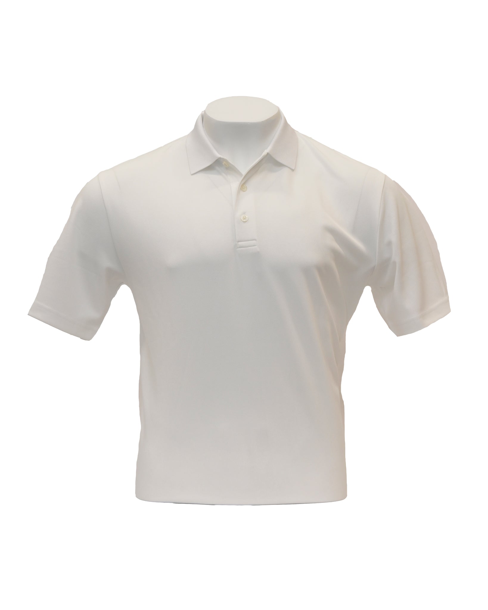 Bright White Solid Polo – Nicklaus Online Store